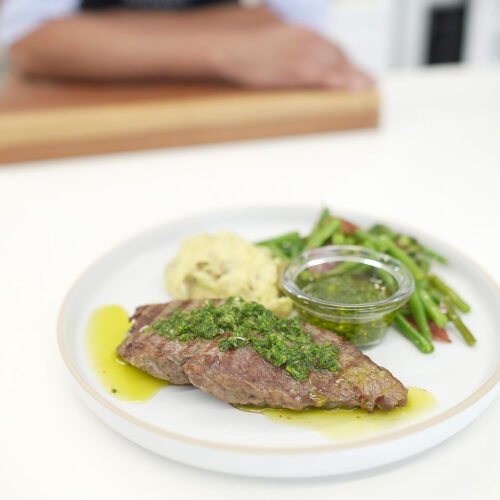 Punta de Anca con Chimichurri y Puré de Papa | Chef John Motta