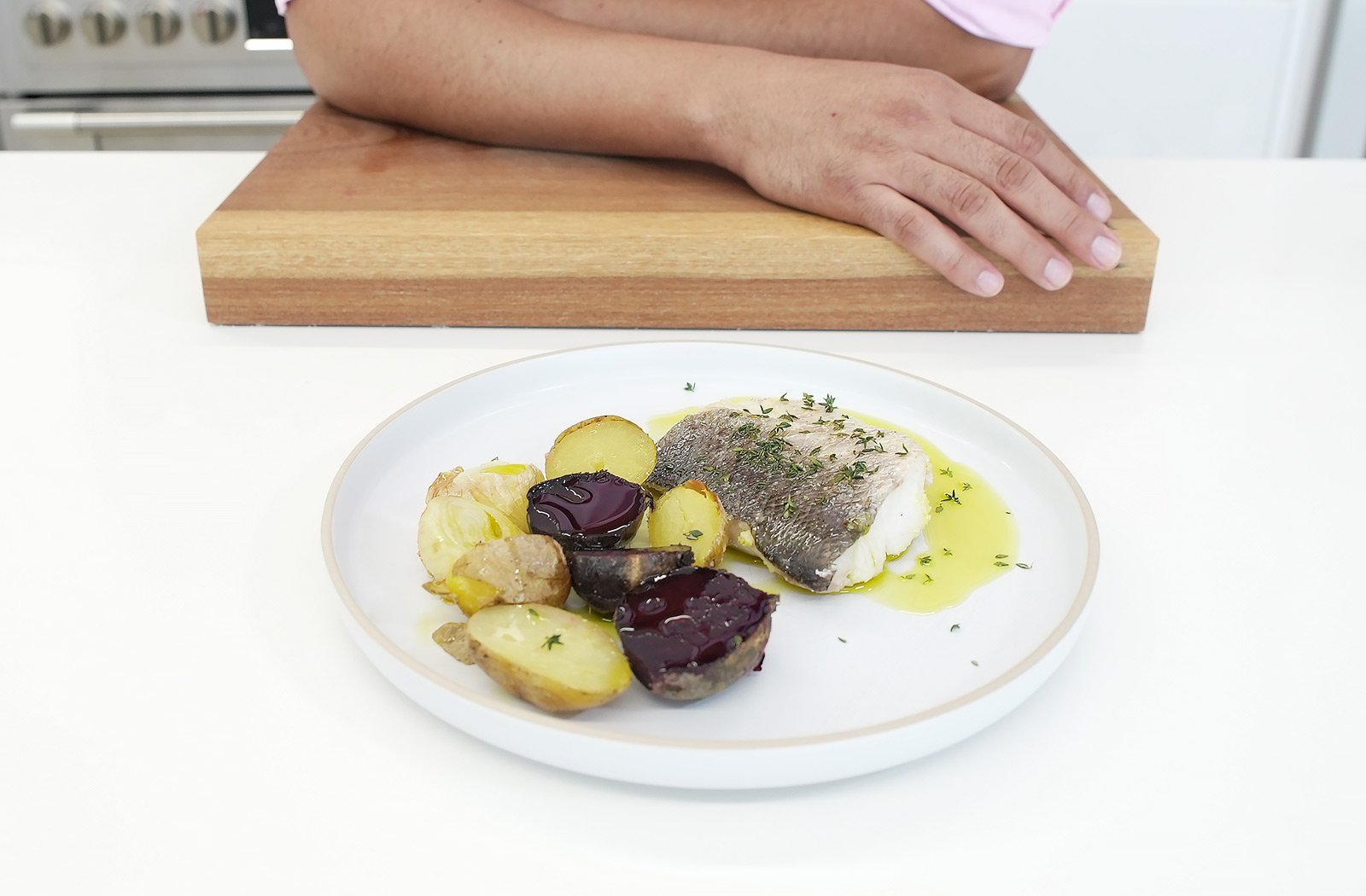 Filete de Corvina Cocido a la Sal con Aceite de Oliva | Chef John Motta